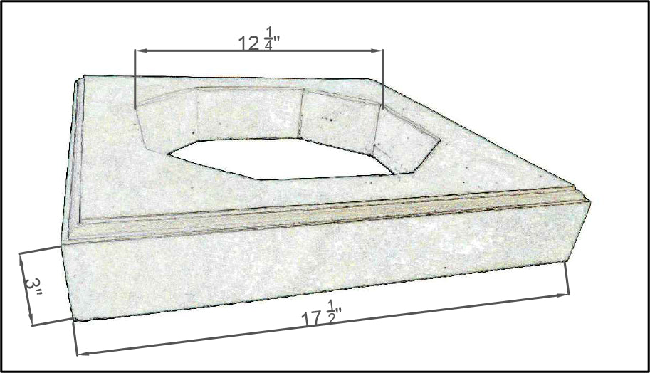 Square Base for 12" Column – Artemis Studio
