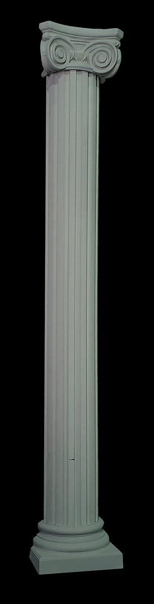 Full Fluted Column With Ionic Cap - 150 – Artemis Studio