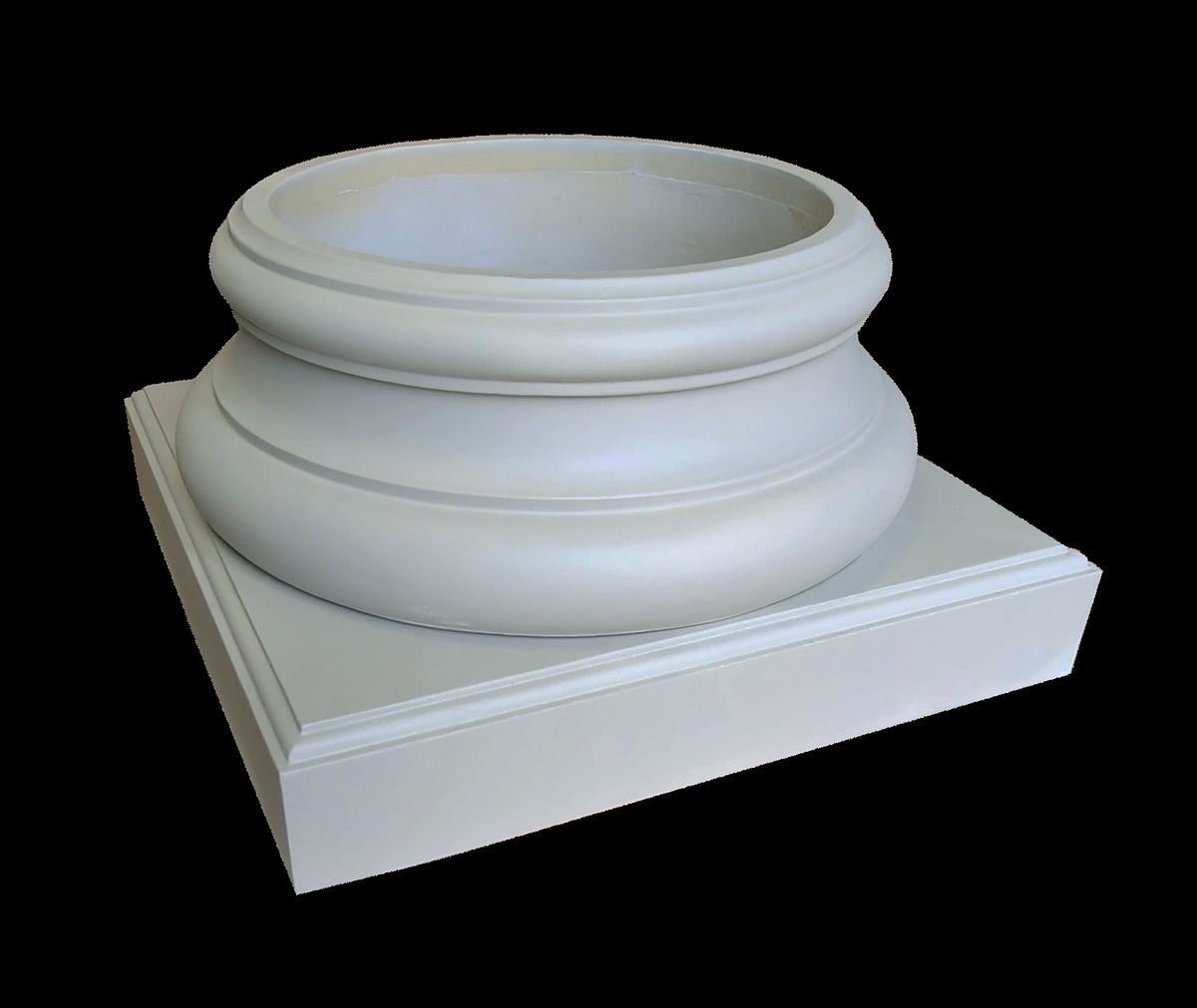Base with Square around Column round 10" – Artemis Studio